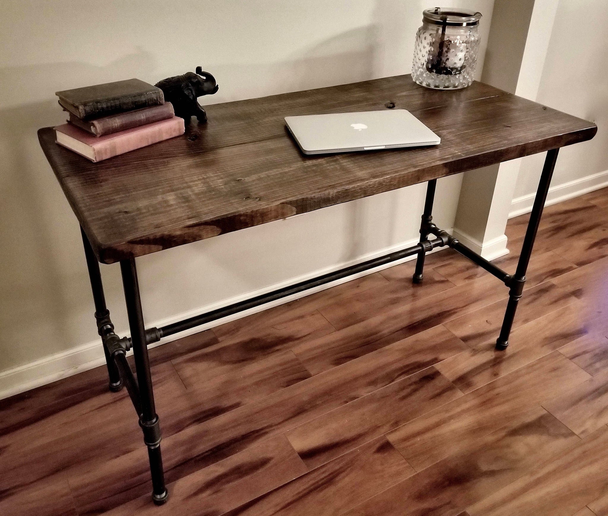 Solid Wood Desk - Choose your Size | by Steel and Pine – steelandpine